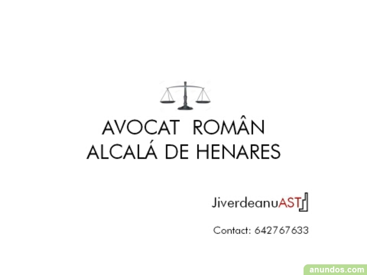 Avocat roman Madrid Spania 642767633 - Madrid Ciudad