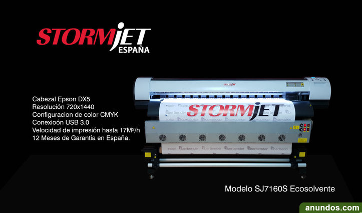 Plotter de sublimacion Stormjet + calandra 160cm - Madrid Ciudad